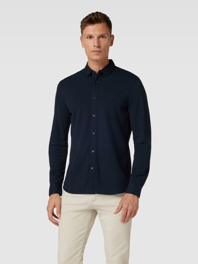 ARMANI EXCHANGE Regular Fit Freizeithemd mit Label-Patch Modell 'Pique ...