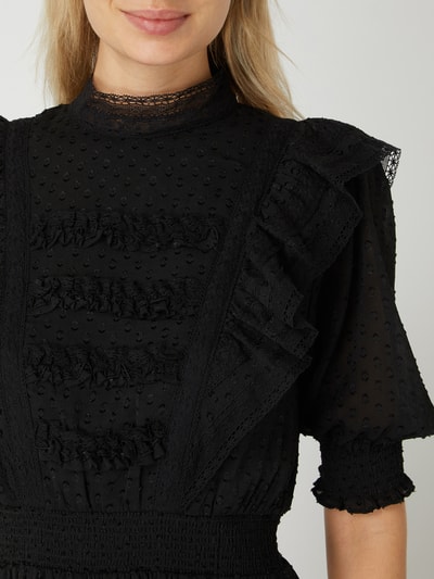 THE KOOPLES Kleid mit Rüschen (schwarz) online kaufen THE KOOPLES Kleid mit Rüschen (schwarz) online kaufen