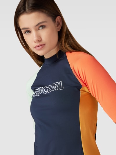 Rip Curl Zwemshirt met labelprint, model 'DAY BREAK' in marineblauw online kopen | P&C