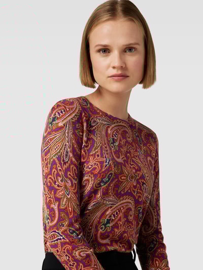 Lauren Ralph Lauren Shirt met lange mouwen en bloemenmotief, model ...