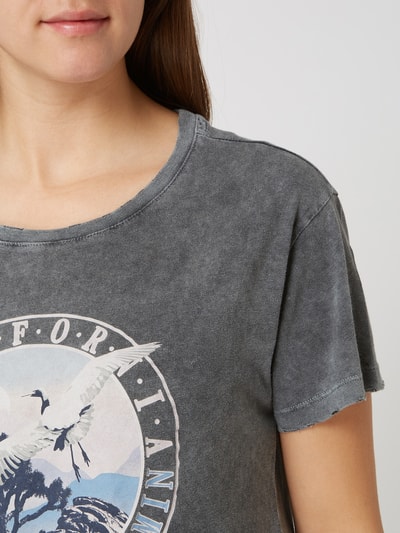 REVIEW Shirt in washed-out-look met print in online kopen | P&C