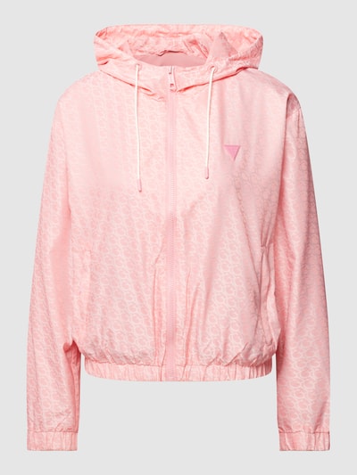 Guess Activewear Jacke mit Allover-Logo (pink) online kaufen