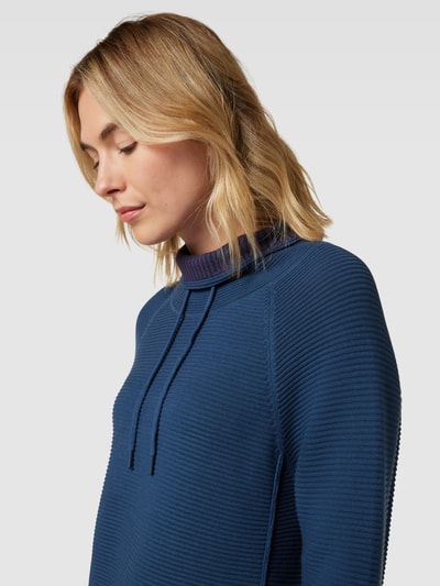 Esprit Strickpullover mit Turtleneck und Tunnelzug (rauchblau) online ...