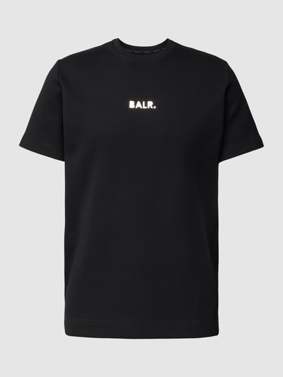 Balr. T-Shirt mit Label-Print Modell 'Q Series' (black) online kaufen