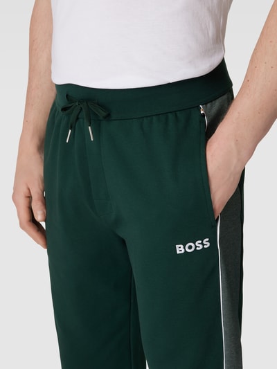 BOSS Sweatpants mit Label-Print Modell 'Tracksuit Pants' (gruen) online ...