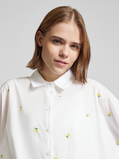 Only Bluse mit Motiv-Stitching Modell 'NEW LINA GRACE' (weiss) online ...