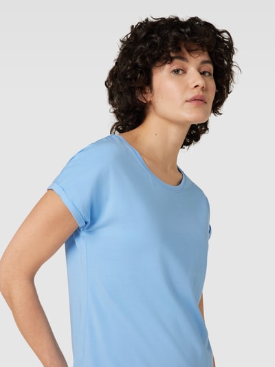 Kup online B.Young T-shirt z okrągłym dekoltem model ‘PAMILA’ (błękitny)