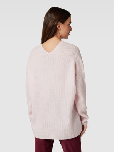 MOS MOSH Strickpullover mit V-Ausschnitt Modell 'THORA' (hellrosa) online kaufen