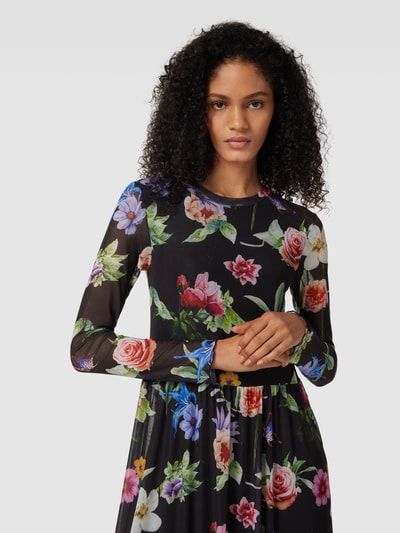 moves Maxi-jurk met all-over motief, model 'Marisan 2764' in zwart online kopen | P&C