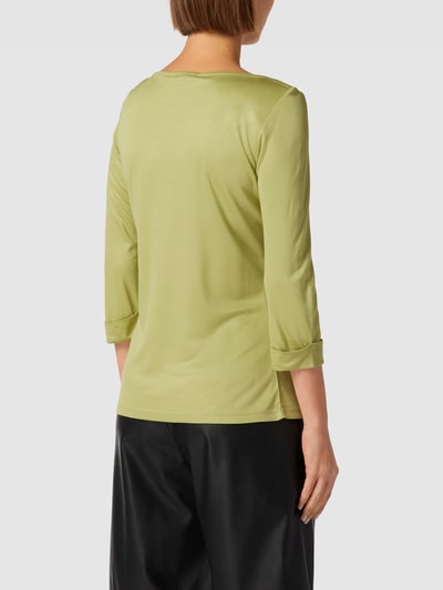 comma Shirt met lange mouwen met boothals in appeltjesgroen online ...