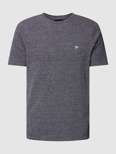 Fynch-Hatton T-Shirt mit Label-Stitching (marine) online kaufen