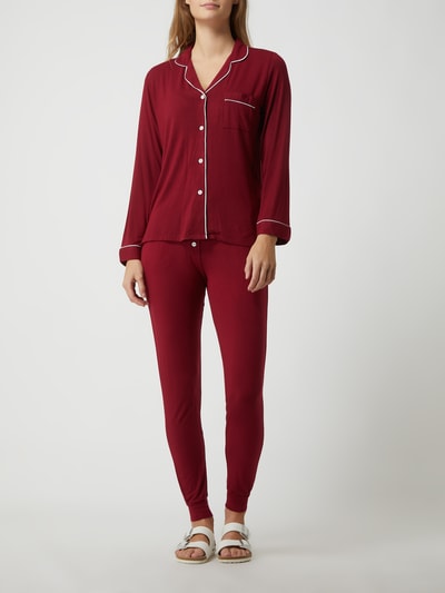 Cyberjammies Pyjamabovendeel van modalmix, model 'Robyn' in rood online ...