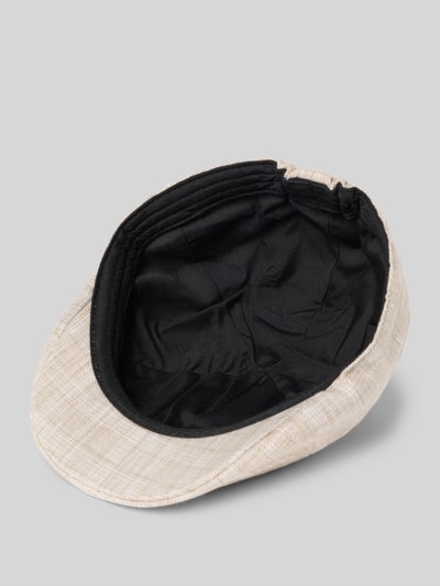 Müller Headwear Flat cap van puur linnen in beige online kopen | P&C
