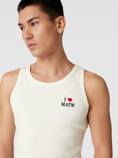 Review X MATW MATW X REVIEW - Tanktop in Ripp-Optik (offwhite) online ...