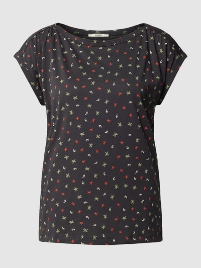 Esprit T-Shirt mit Allover-Print (anthrazit) online kaufen