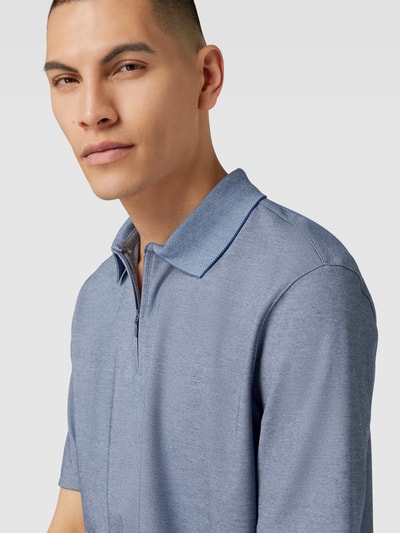 Christian Berg Men Poloshirt mit Reißverschluss (jeansblau) online kaufen
