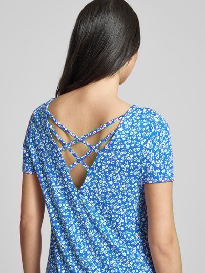 Kup online Only Sukienka mini z kwiatowym wzorem model ‘BERA’ (błękitny)