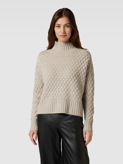 Max Mara Studio Strickpullover mit Turtleneck Modell 'VALDESE' (beige ...