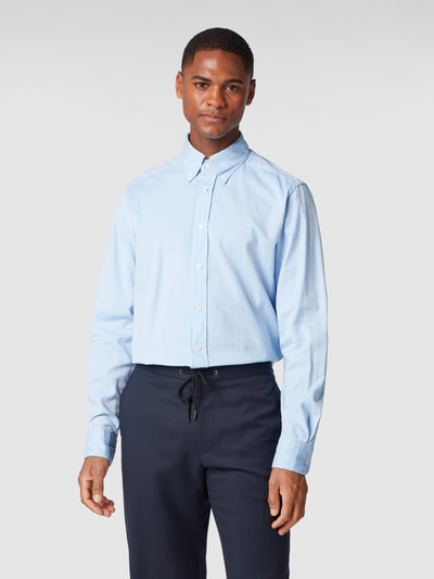 Eton Regular Fit Business-Hemd aus Oxford (bleu) online kaufen
