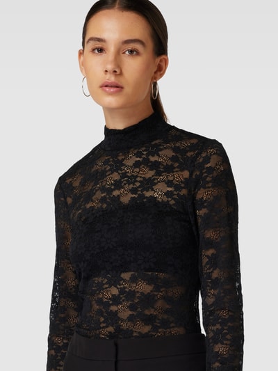 Loavies Shirt met lange mouwen en etskanteffect, model 'RIGHT MY WRONGS ...