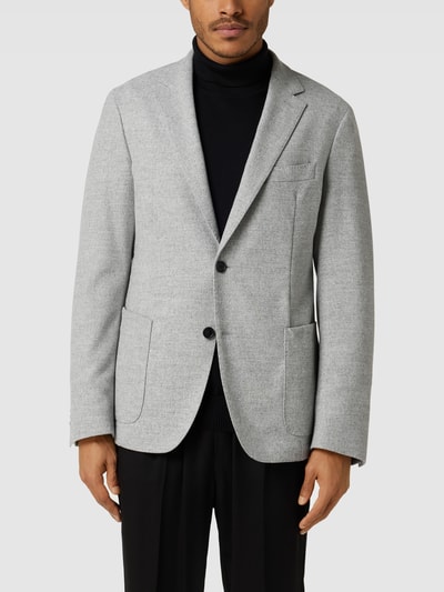 BOSS Sakko in unifarbenem Design Modell 'Hanry' (hellgrau) online kaufen