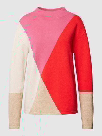 Betty Barclay Strickpullover im Color-Blocking-Design (rot) online kaufen