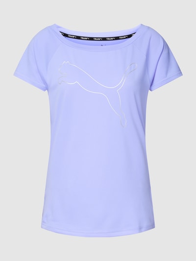 PUMA PERFORMANCE T-Shirt mit Label-Print (hellblau) online kaufen