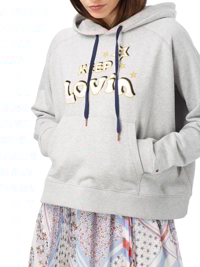 Tommy Hilfiger Cotton Sweatshirt Gigi Hadid hellgrau online kaufen