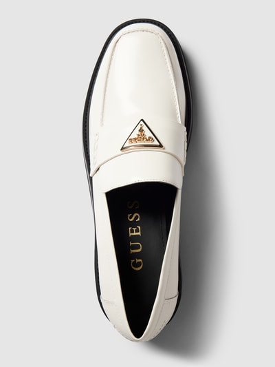 Guess Mocassins met labelapplicatie, model 'SHATHA' in offwhite online ...