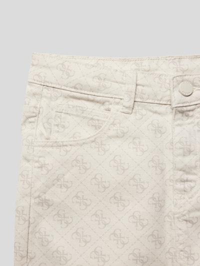 Guess Rok met all-over logoprint in steengrijs online kopen | P&C