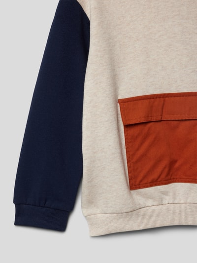 Mayoral Hoodie im Colour-Blocking-Design (sand meliert) online kaufen