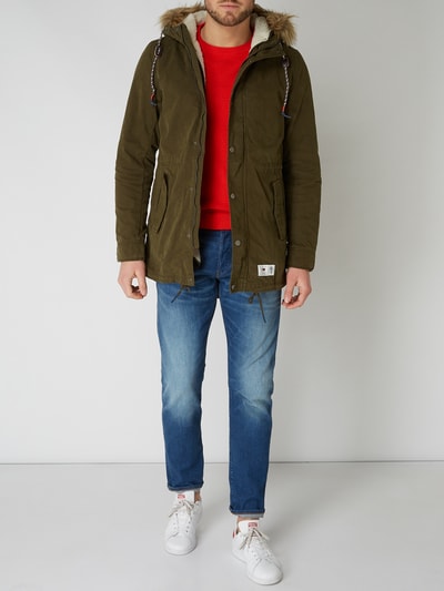 Tommy Jeans Parka mit herausnehmbarem Teddyfutter oliv online kaufen