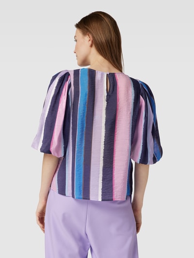 QS Bluse mit Allover-Muster (flieder) online kaufen