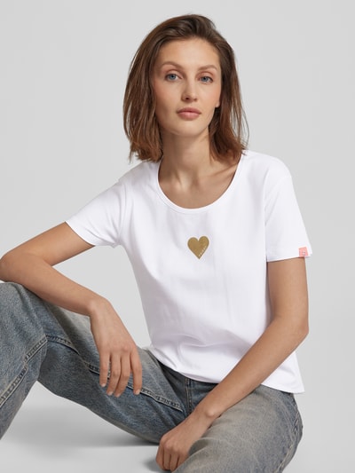 Frieda & Freddies T-Shirt mit Motiv-Print (weiss) online kaufen