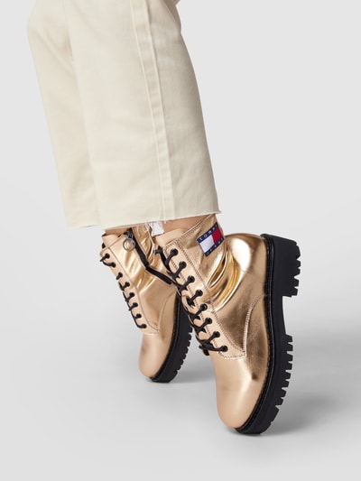 Tommy hilfiger metallic boots store