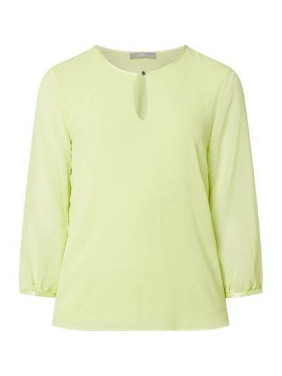 Jake*s Collection Shirt aus Chiffon im Double Layer Look (hellgelb ...