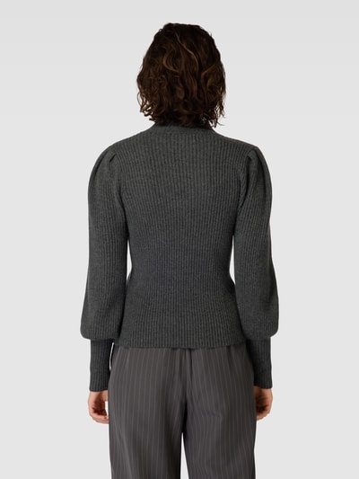 Only Strickpullover mit Stehkragen Modell 'KATIA' (anthrazit melange ...