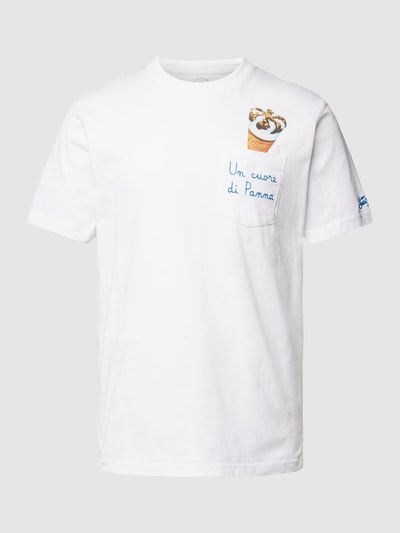 MC2 Saint Barth T-Shirt mit Motiv-Print Modell 'AUSTIN' (weiss) online ...