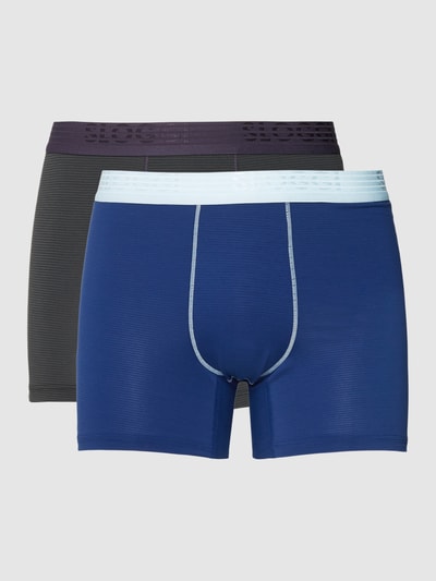 Sloggi Trunks mit Logo-Bund im 2er-Pack (blau) online kaufen