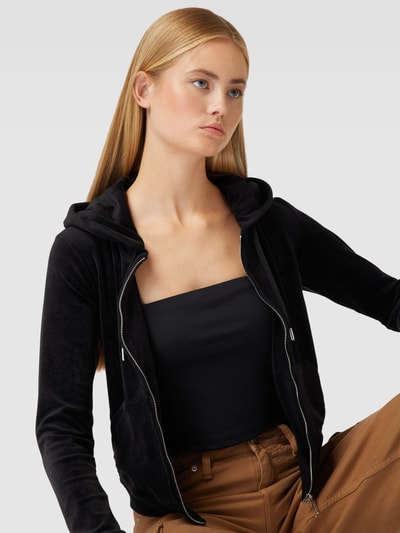 Juicy Couture Sweatjacke mit Reißverschluss Modell 'ROBERTSON' (black) online kaufen