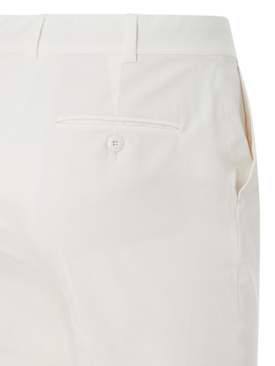 Max Mara Studio Stoffhose mit Stretch-Anteil Modell 'Nichel' (weiß) online kaufen