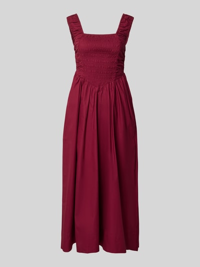 YAS Cocktailjurk met vierkante hals model 'WIMI' in bordeaux online ...