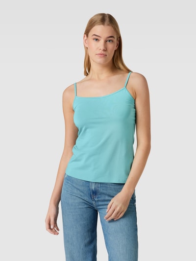 Christian Berg Woman Top mit Square-Neck-Ausschnitt (helltuerkis ...