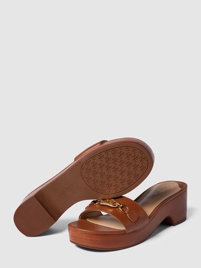 Lauren Ralph Lauren Pantolette mit Label-Applikation Modell 'ROXANNE ...