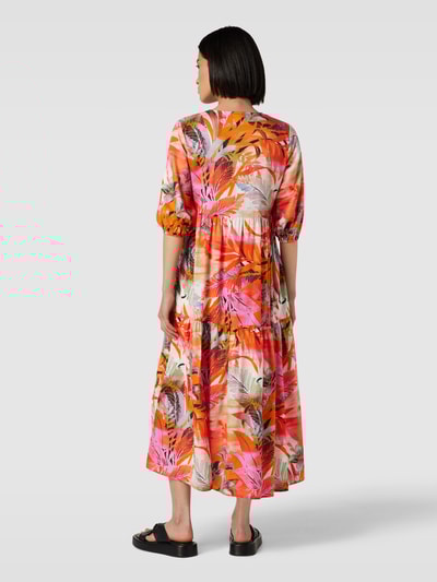 Emily Van den Bergh Midikleid aus Baumwolle mit Allover-Muster ...