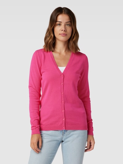 Montego Cardigan mit V-Ausschnitt (fuchsia) online kaufen