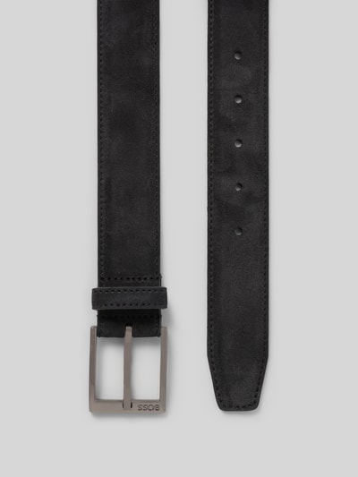BOSS Riem van echt rundleer model 'ELLOY' in zwart online kopen | P&C
