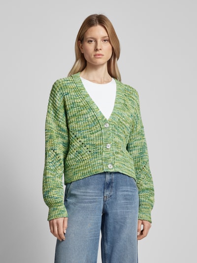 BOSS Orange Oversized Strickjacke in Melange-Optik Modell 'Furus ...