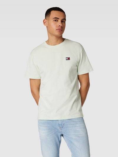 Tommy Jeans T-Shirt mit Label-Patch (mint) online kaufen