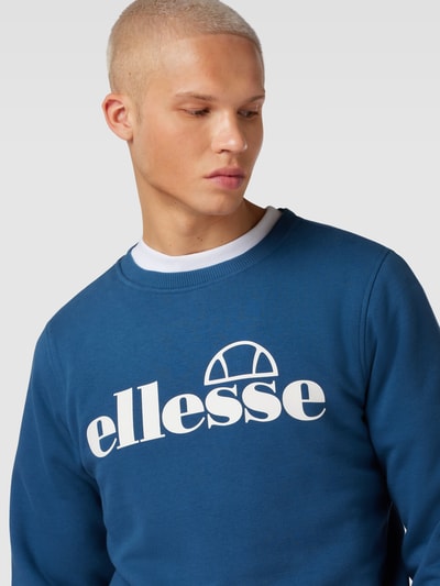 Ellesse Sweatshirt mit Label-Print Modell 'Bootia' (blau) online kaufen